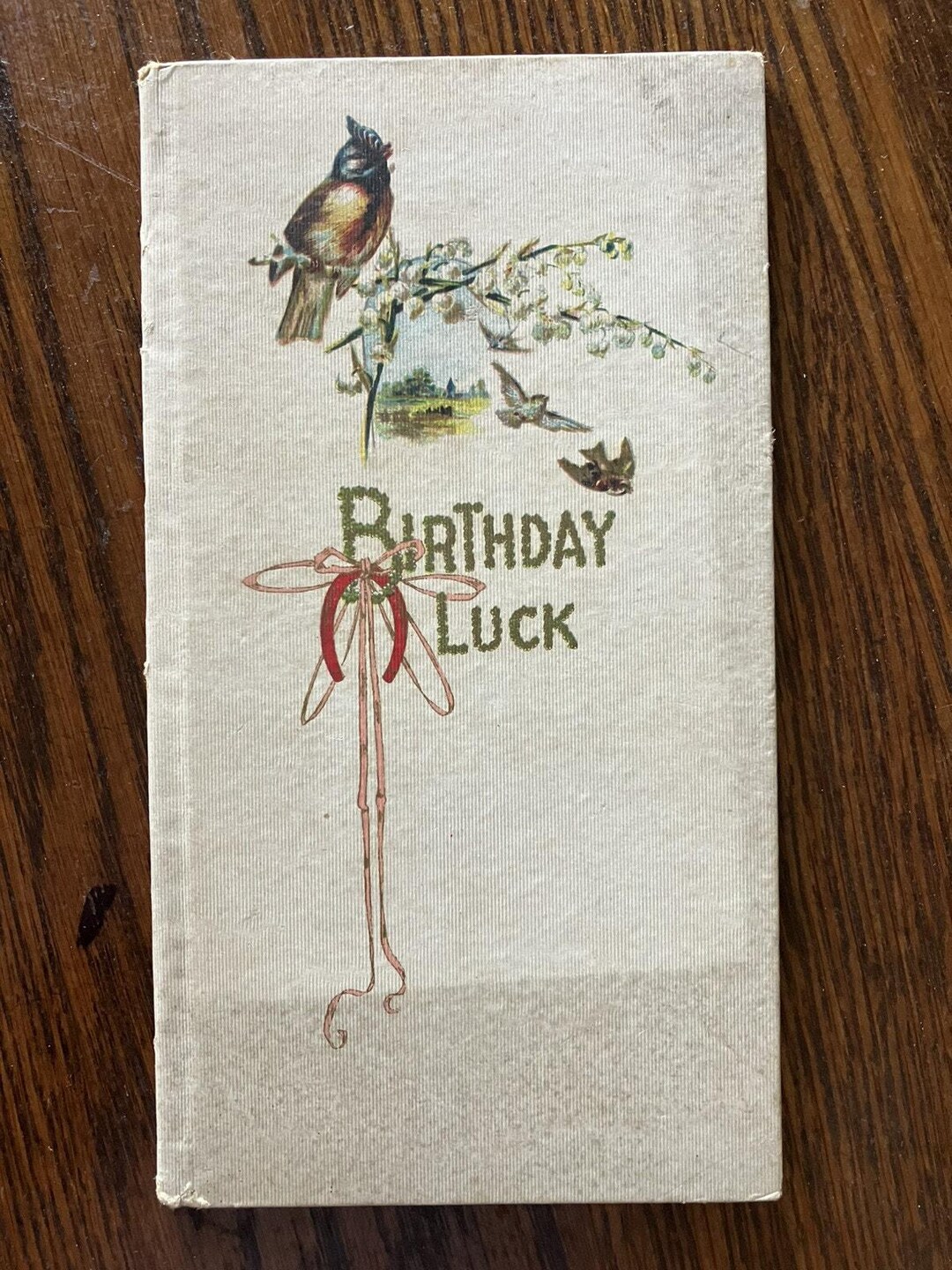 1900s Birthday Poems Card Gift Antique Greeting Card Lithograph ...