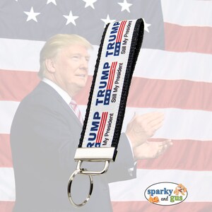 Trump Keychain With Tassel | Still My President Key Fob | Regular or ...