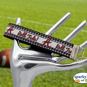 Alabama Inspired Keychain With Tassel | Crimson Tide Regular or Mini ...