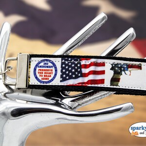 2nd Amendment Keychain With Tassel | Second Amendment Key Fob | Regular ...
