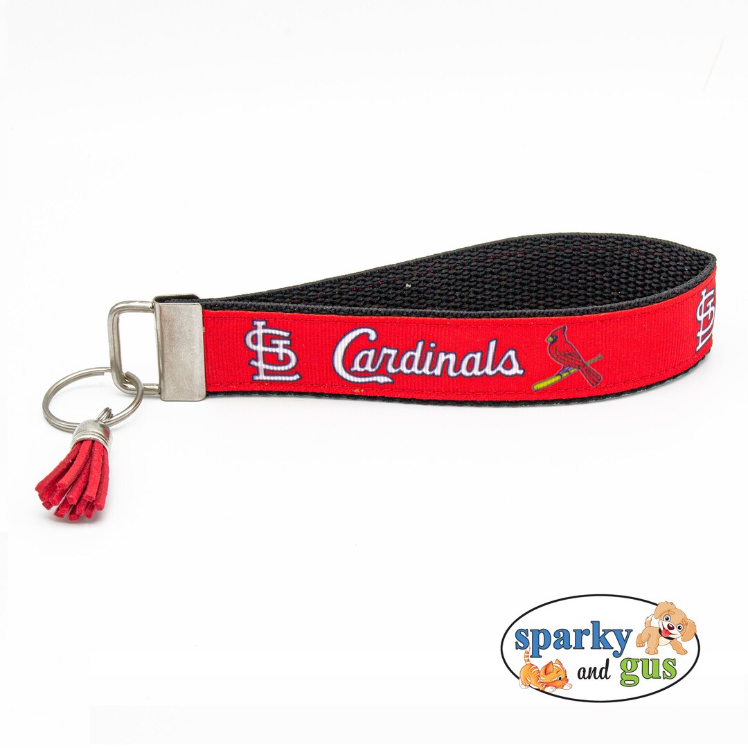 St. Louis Cardinals Inspired Keychain With Tassel | MLB Key Fob | Large ...