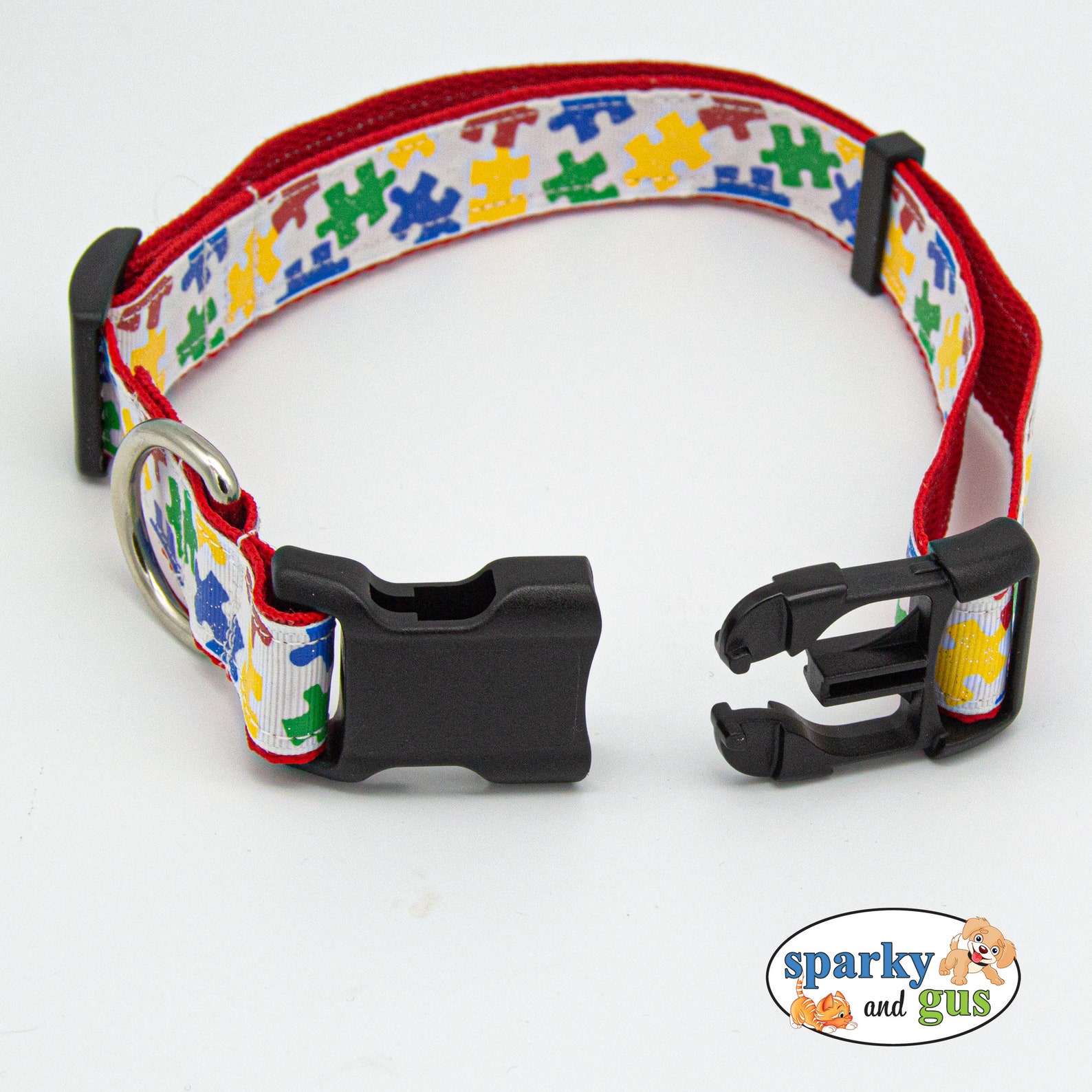 Dog Collar Autism Awareness Dog Collar 1 Adjustable | Etsy