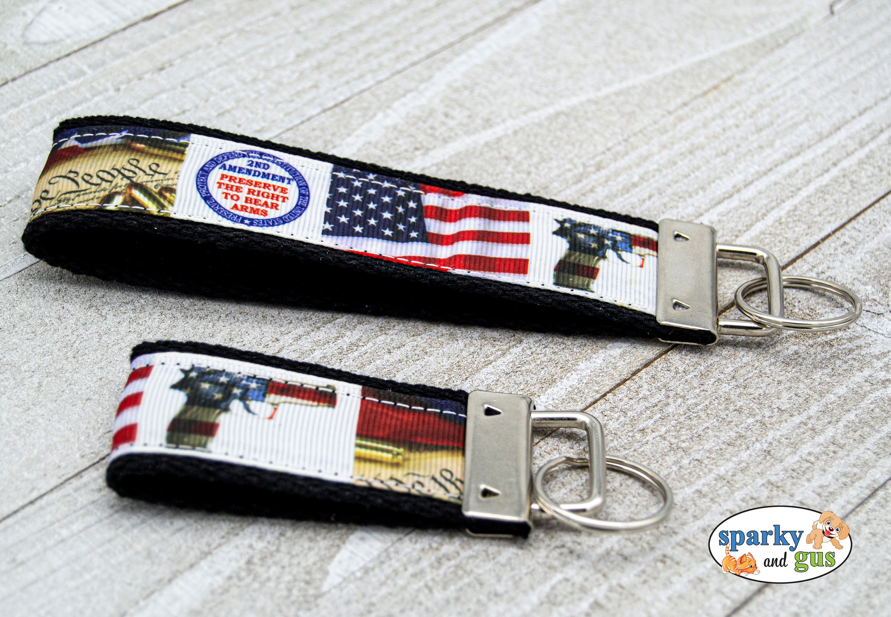 2nd Amendment Keychain with Tassel Second Amendment Key Fob | Etsy