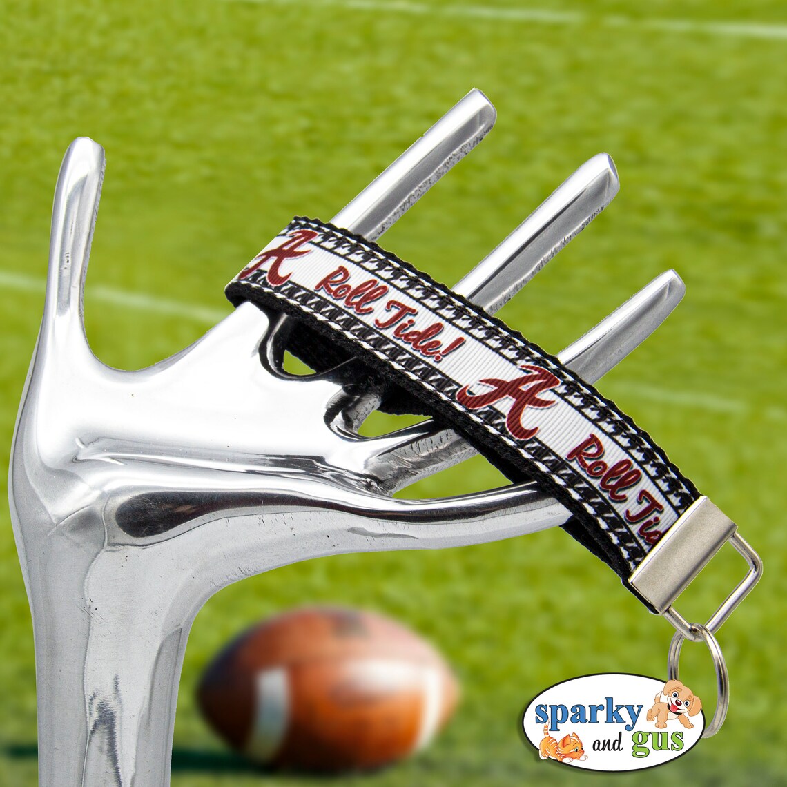 Alabama inspired Keychain with Tassel Crimson Tide Regular | Etsy