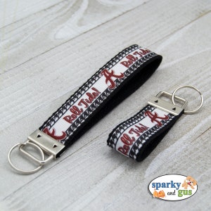Alabama Inspired Keychain With Tassel | Crimson Tide Regular or Mini ...