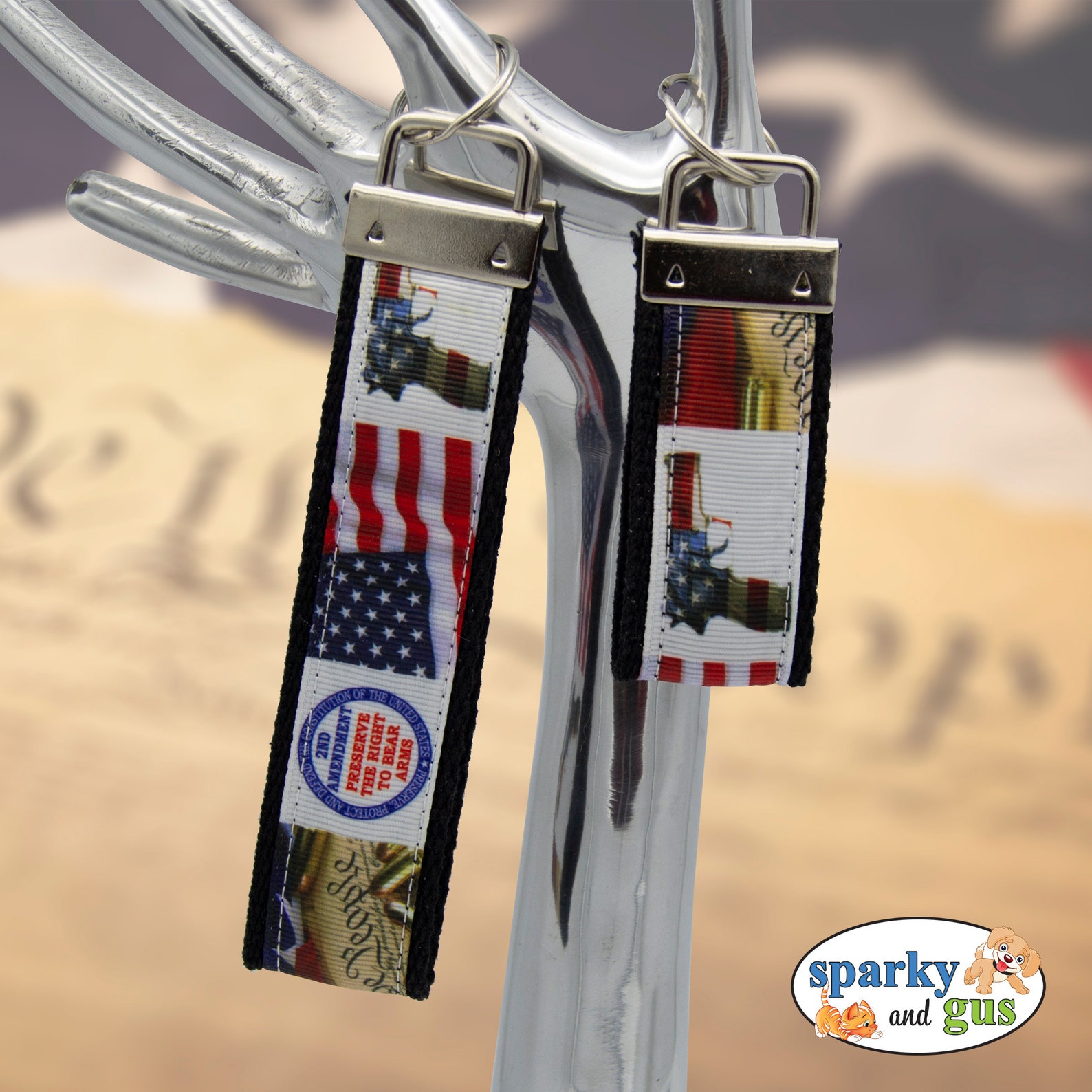 2nd Amendment Keychain with Tassel Second Amendment Key Fob | Etsy