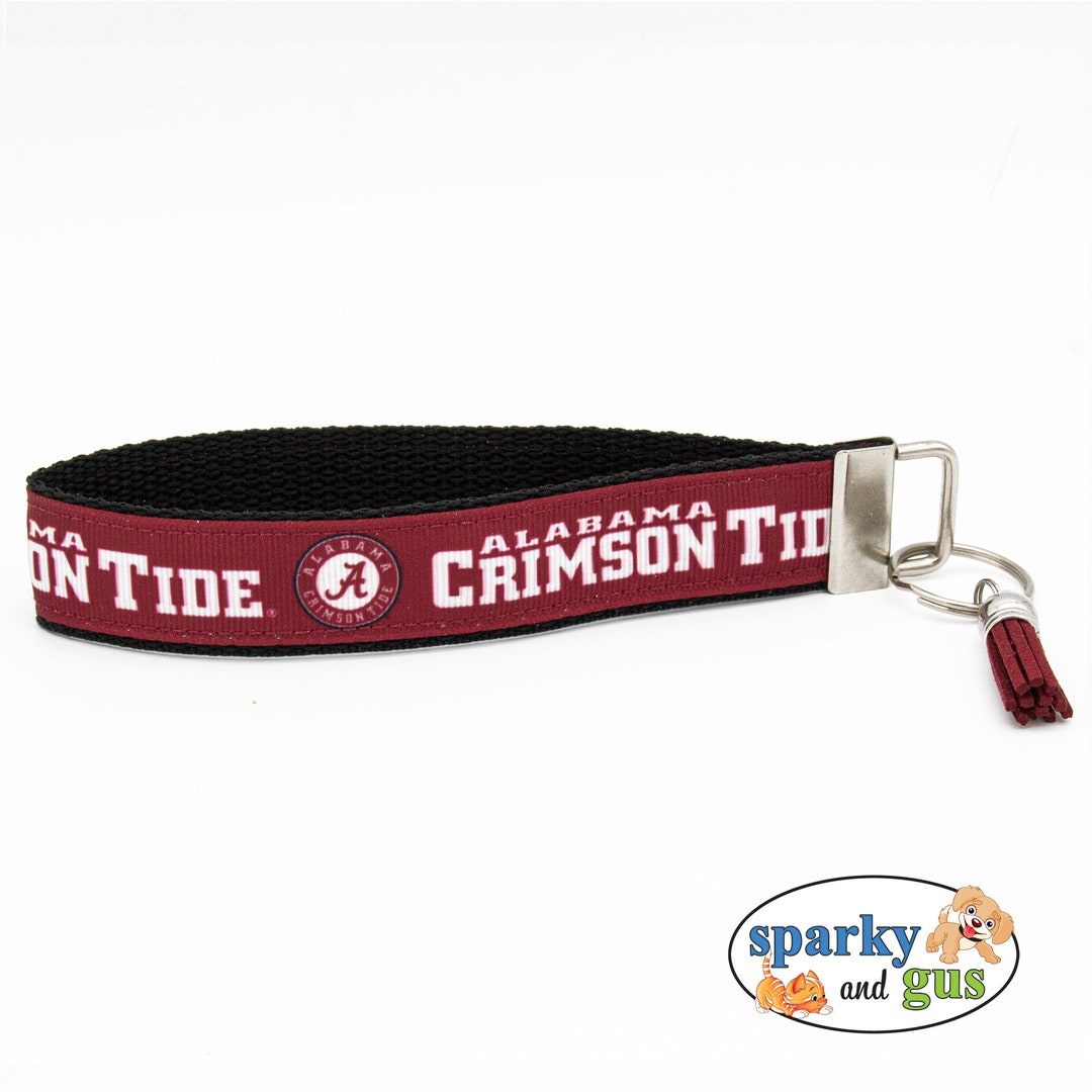 Alabama Inspired Keychain With Tassel | Roll Tide Key Fob | Includes ...