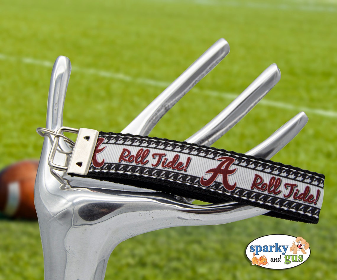 Alabama inspired Keychain with Tassel Crimson Tide Regular | Etsy