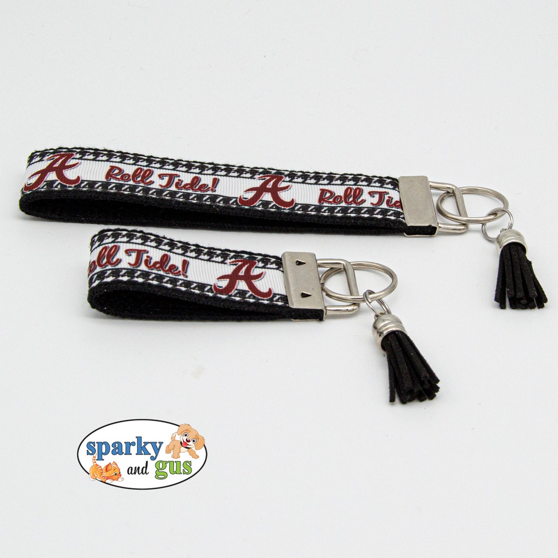 Alabama inspired Keychain with Tassel Crimson Tide Regular | Etsy