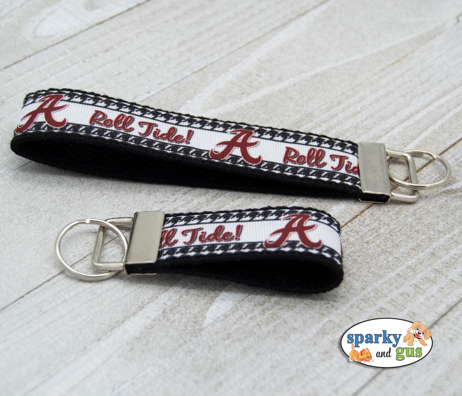 Alabama Inspired Keychain With Tassel Crimson Tide Regular - Etsy