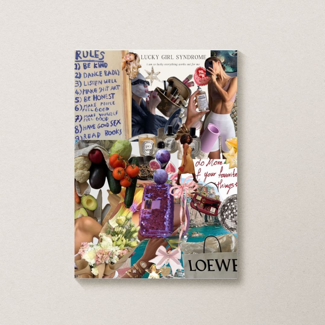 2024 Vision Board, Wall Art, Vision Board Aesthetic, Manifesting Board ...