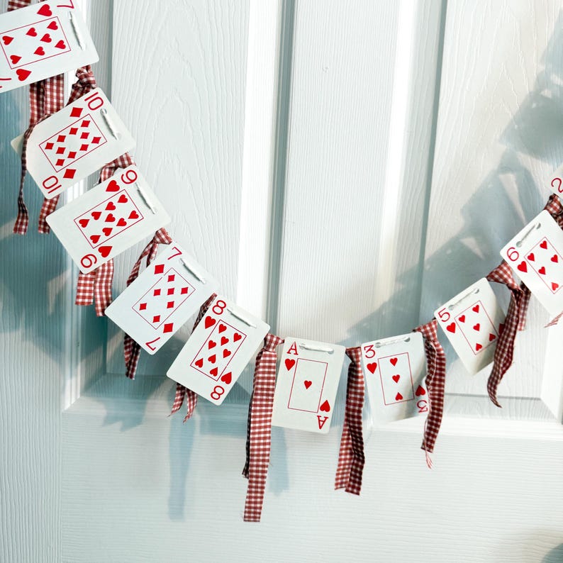 Playing Card Garland - Etsy