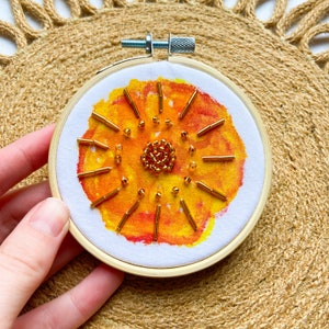 Beaded Sun Embroidery - Etsy