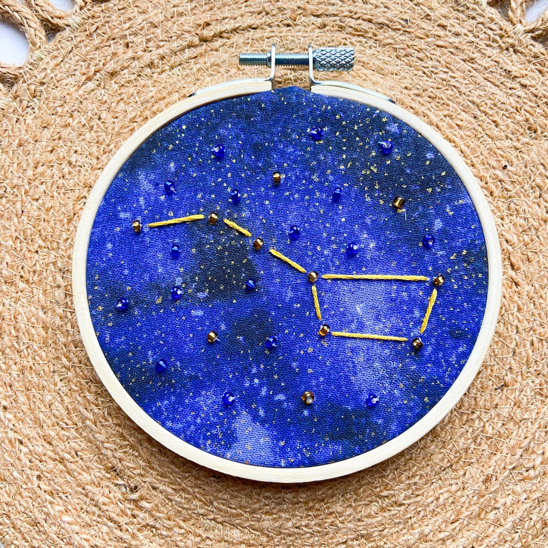 Beaded Big Dipper Embroidery - Etsy
