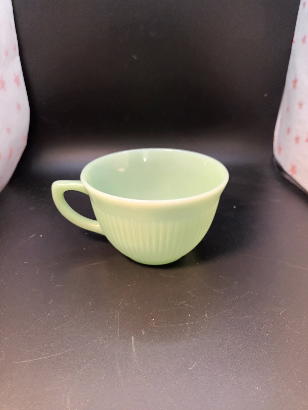 Vintage 1950s Jadeite Jane Ray Fire King Tea Cup - Etsy