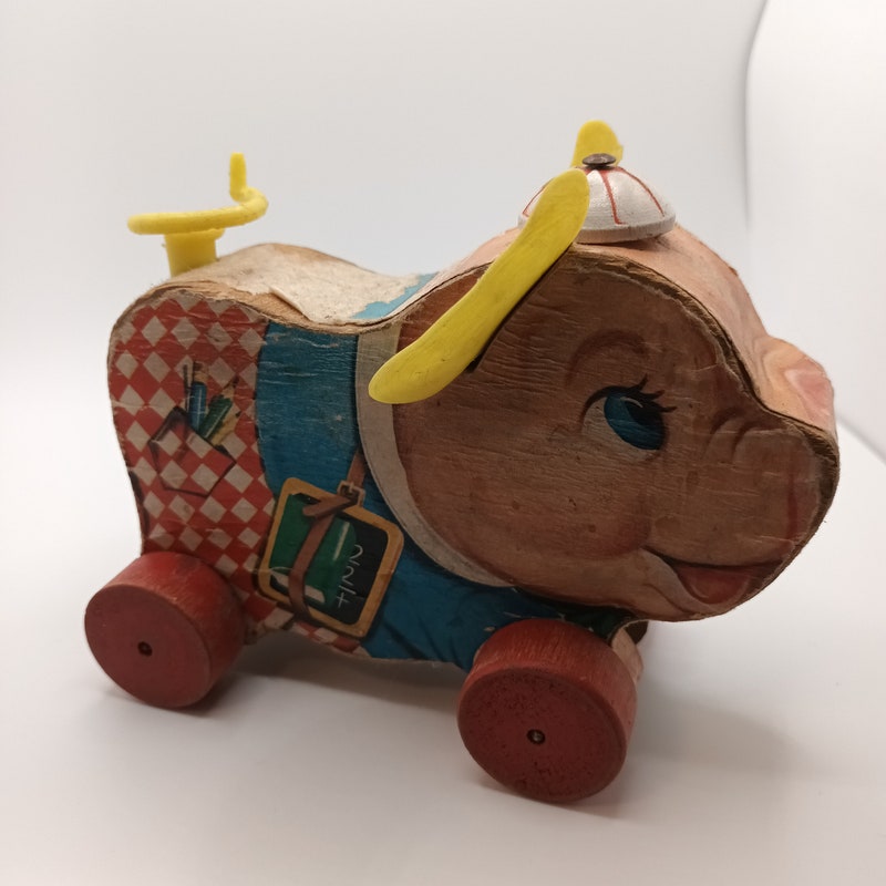 Pig Pull Toy - Etsy