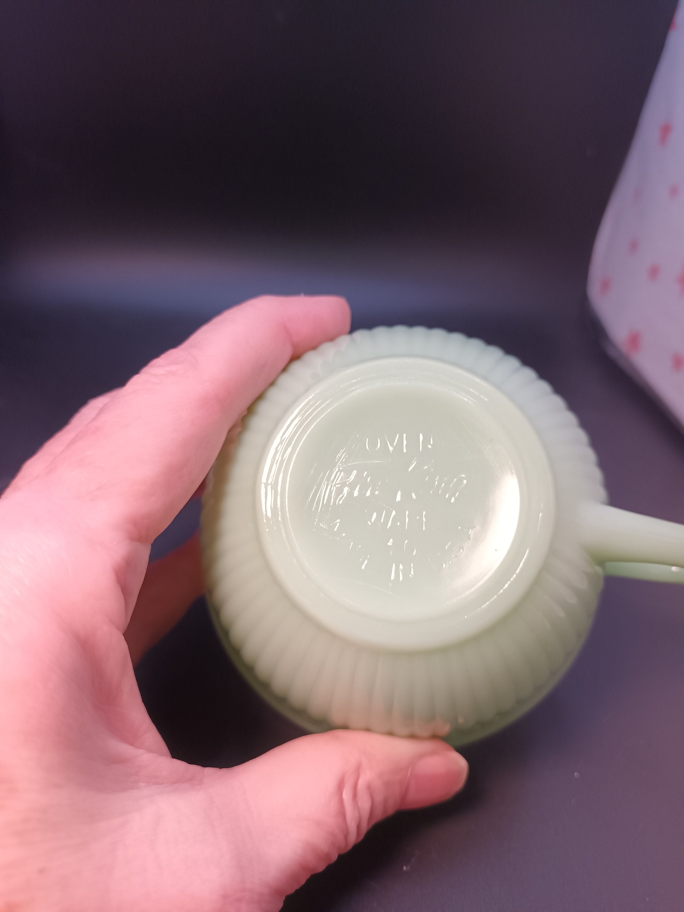 Vintage 1950s Jadeite Jane Ray Fire King Tea Cup - Etsy