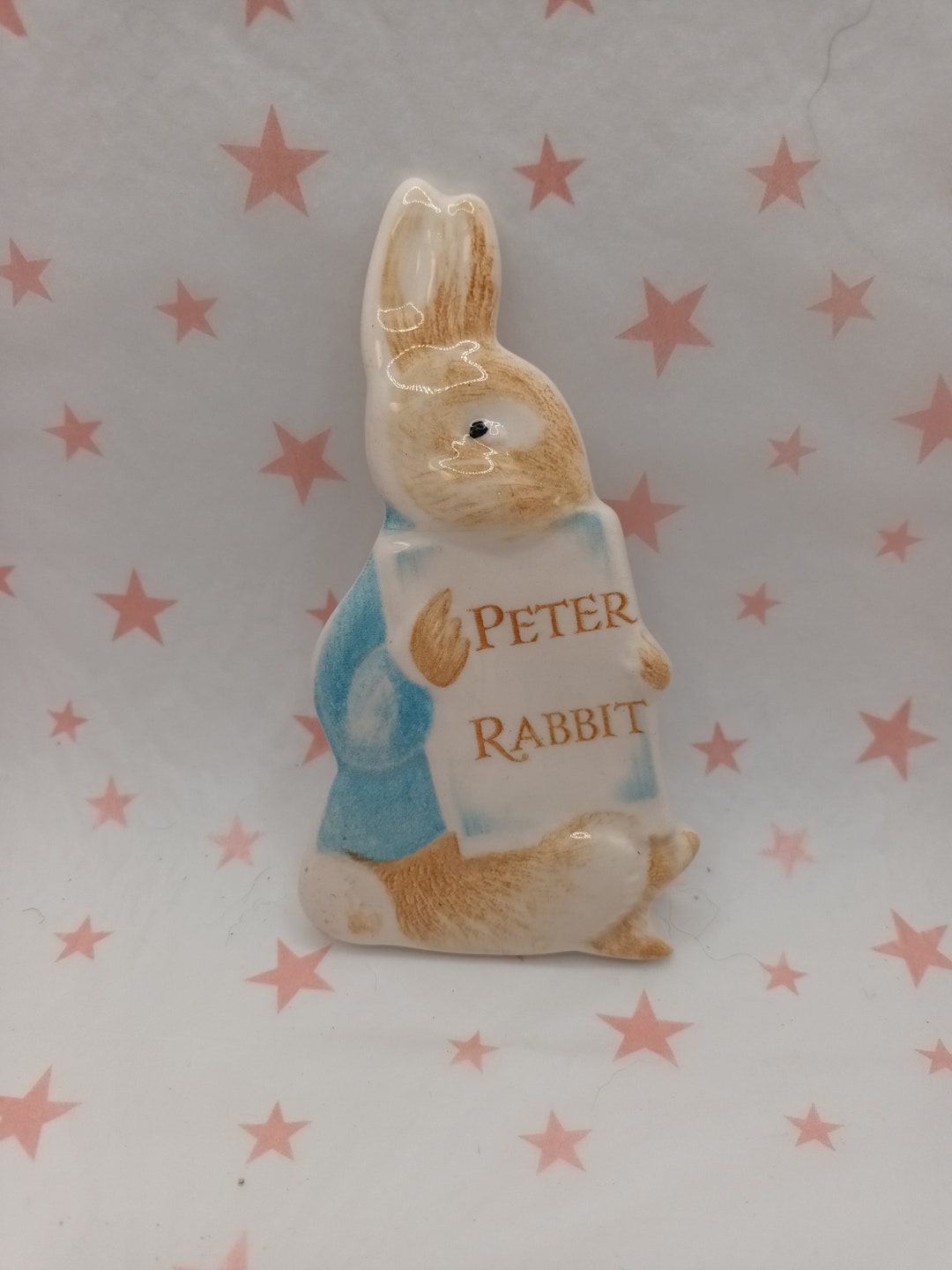 Beatrix Potter Peter Rabbit Bone China Wall Plaque/trinket Dish - Etsy