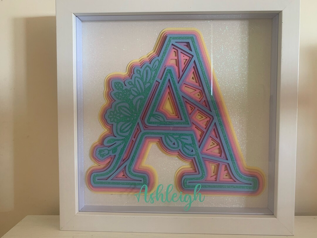 Personalised Layered Mandala Initial - Etsy