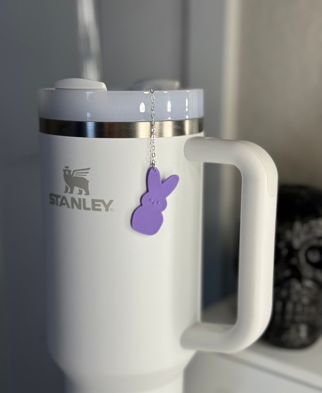 Peep Bunny Stanley Cup Straw Charm - Etsy