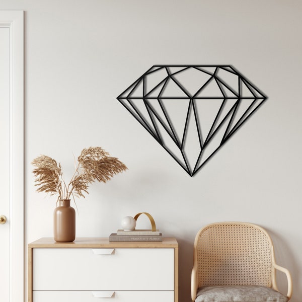 Geometric Metal Wall Art - Etsy
