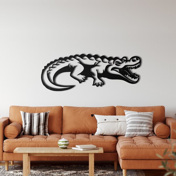 Crocodile Wall Art - Etsy