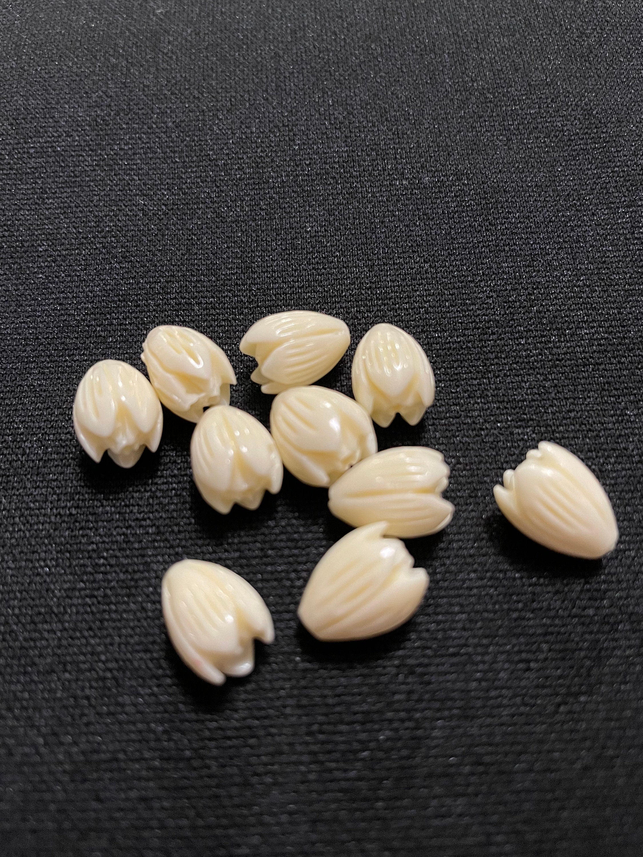 20pcs of 10mm Hawaiian Jasmine Flower Pikake Beads - Etsy