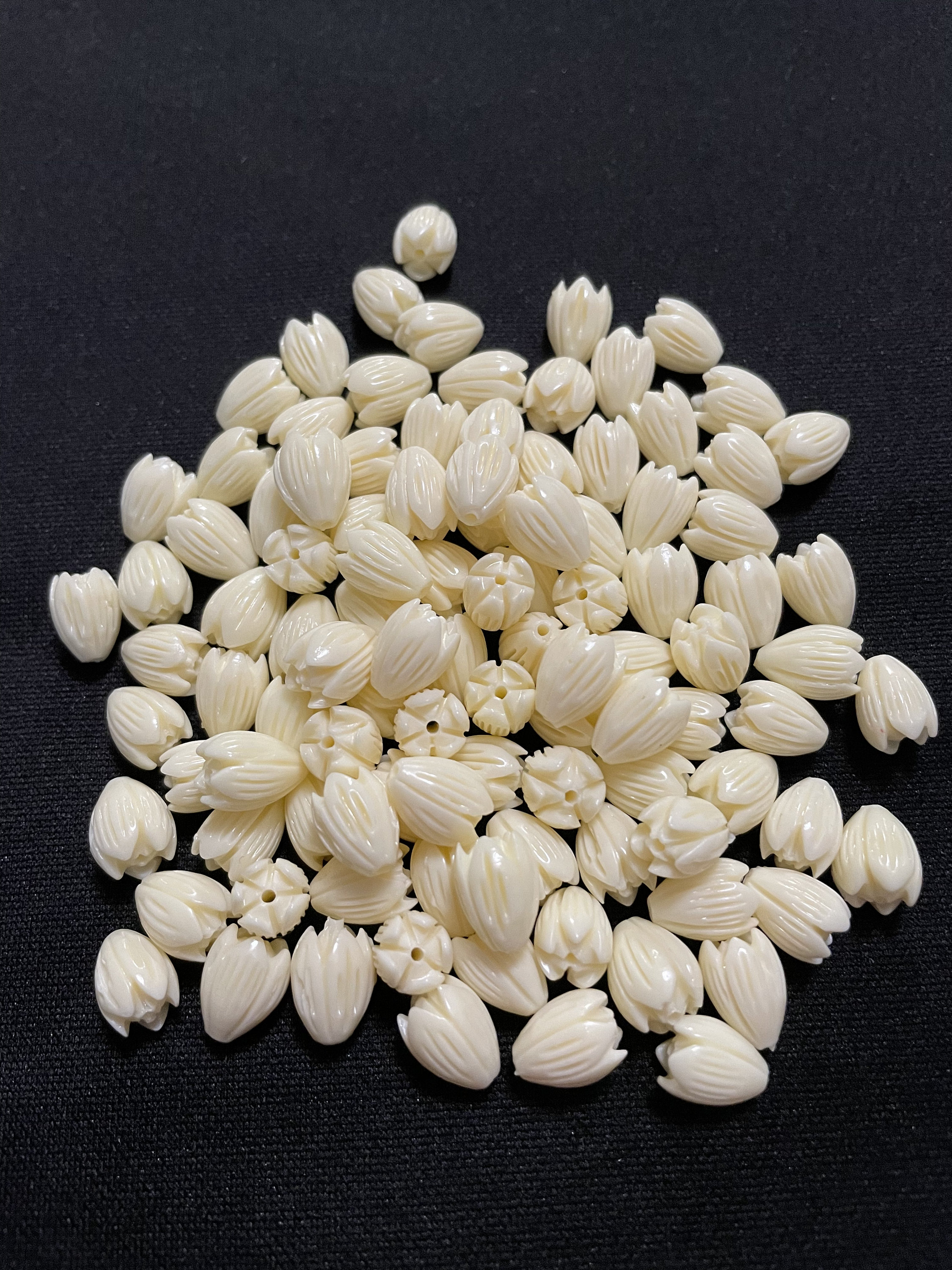 20pcs of 7mm Hawaiian Jasmine Flower Pikake Beads - Etsy