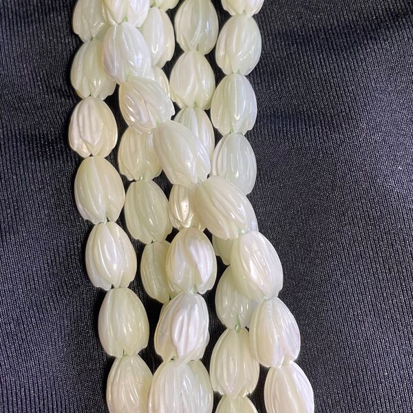 Carved Pikake Beads - Etsy