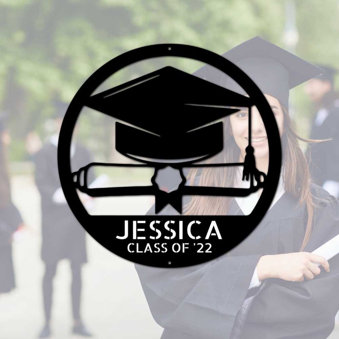 Class of 2022 Metal Art Custom Graduation Metal Sign | Etsy