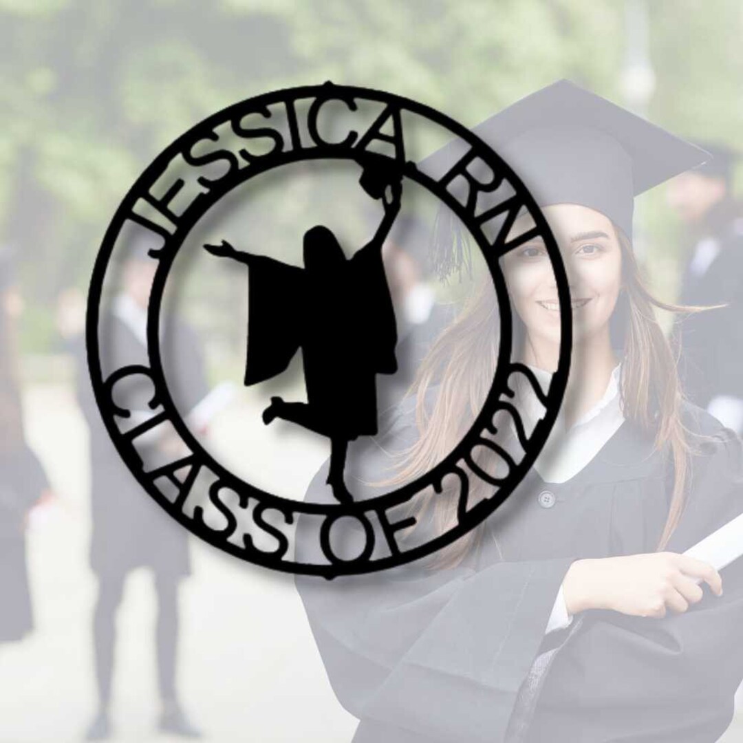 Personalized Graduation Gift, Custom Graduation Metal Sign, Class of ...