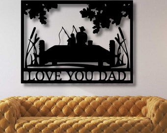 Metal Dad Sign - Etsy