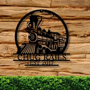 Personalized Old Fashion Train Metal Train, Custom Classic Train Metal ...