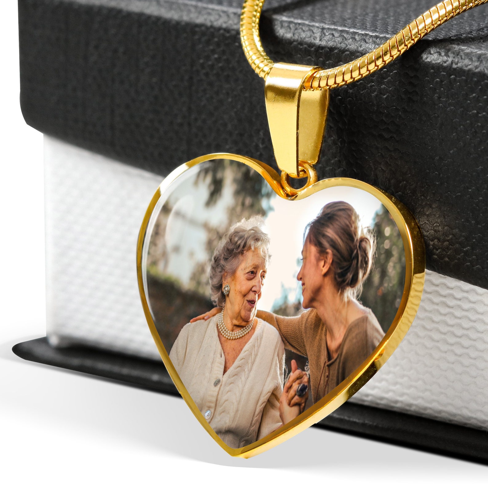 Loss of Loved One Necklace Sympathy Picture Necklace Loss of - Etsy