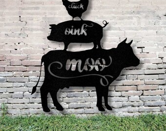 Metal Farm Art - Etsy