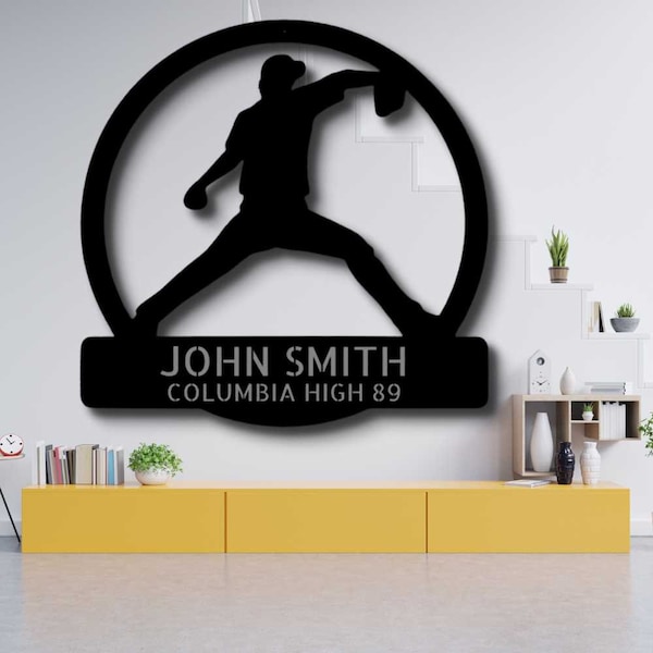Baseball Metal Sign - Etsy