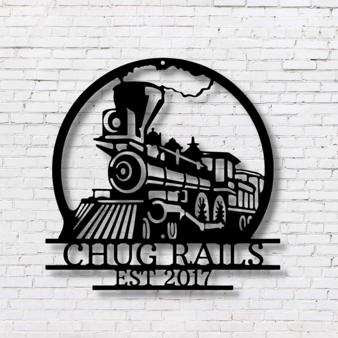 Personalized Old Fashion Train Metal Train, Custom Classic Train Metal ...