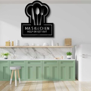 Custom Funny Silverware Metal Art Sign, Personalized Silverware Wall ...