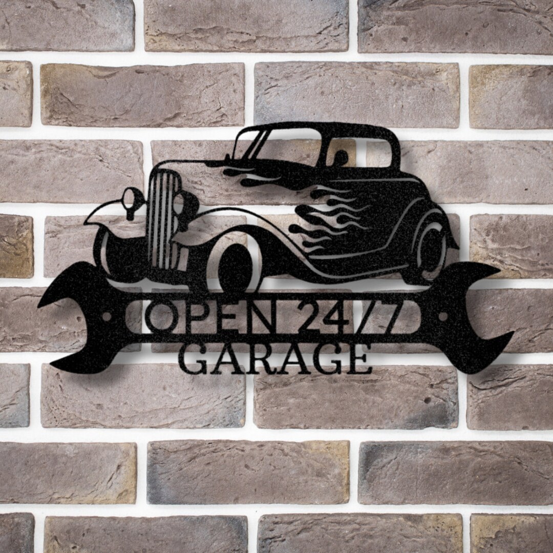 Personalized Garage Sign, Pop’s Workshop Gift, Custom Garage Sign, Men ...