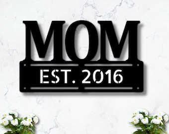 Mom Metal Sign - Etsy
