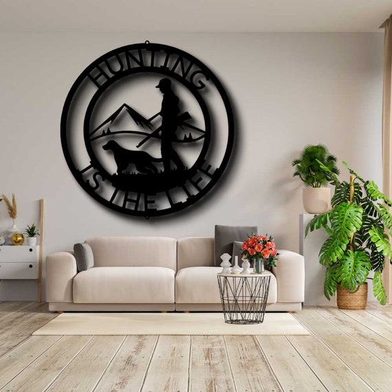 Custom Hunter Metal Art Sign Personalized Hunter Metal Plaque - Etsy