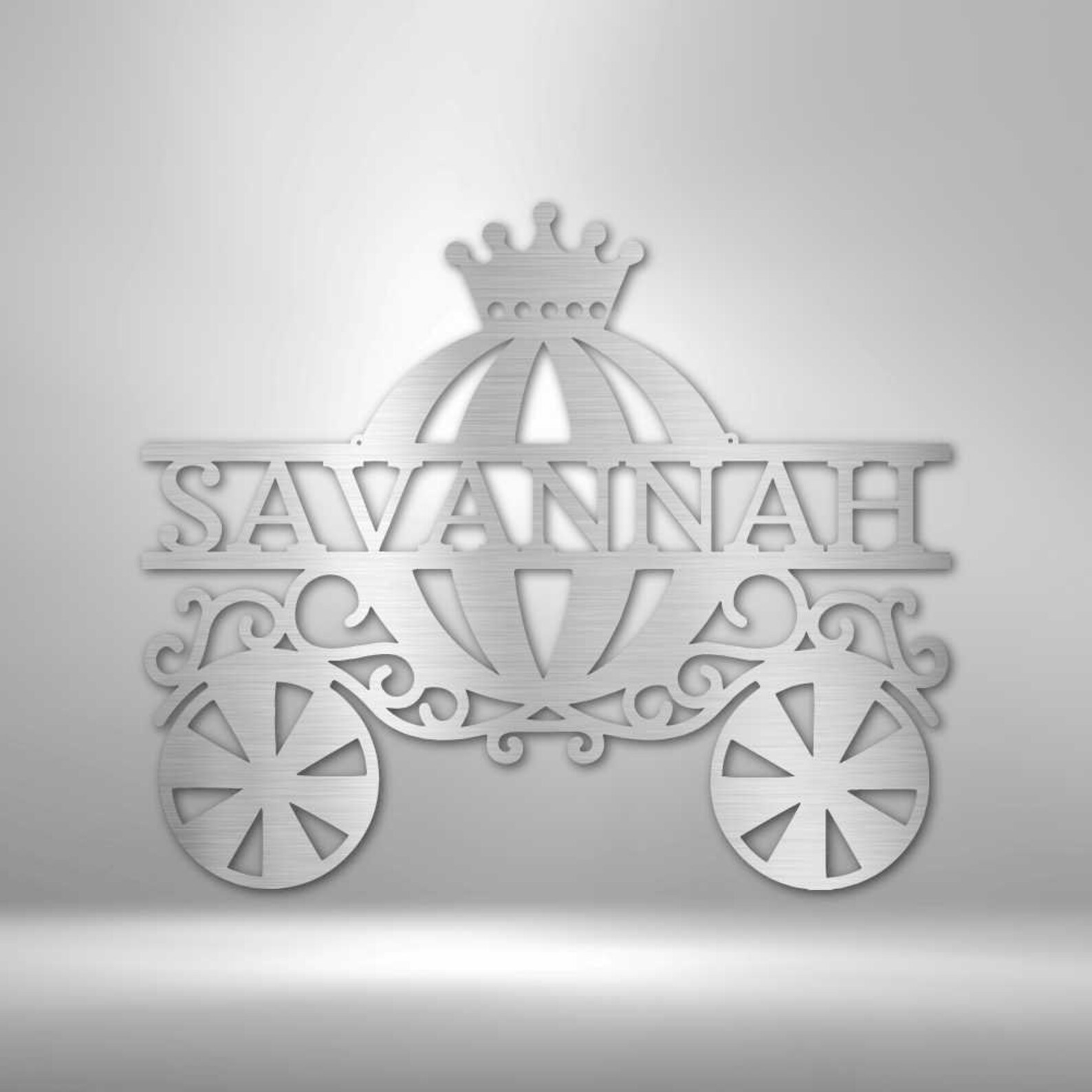 Personalized Carriage Metal Art Sign Customized Carriage Name - Etsy