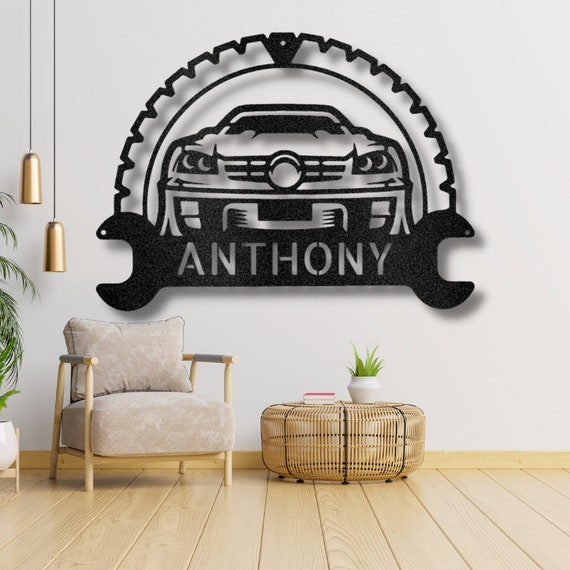 Custom Classic Car Metal Sign Car Lover Wall Decor - Etsy