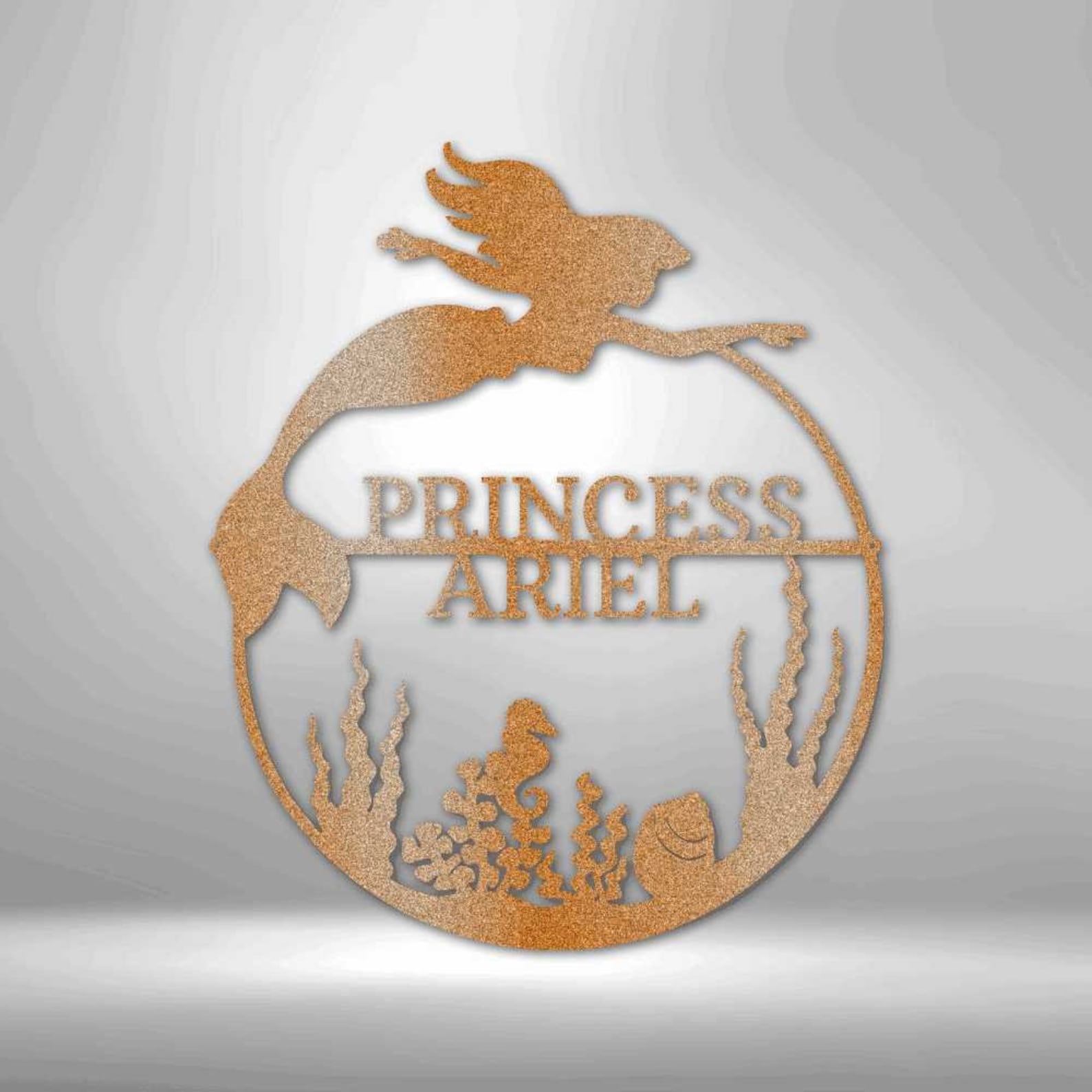 Custom Mermaid Metal Sign Kids Room Wall Hanging Birthday - Etsy