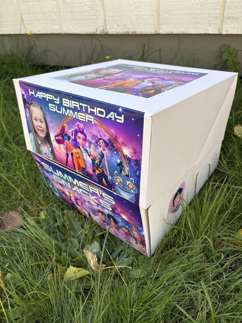 Custom Birthday Kpop Demon Huntrix Snack Box - Etsy