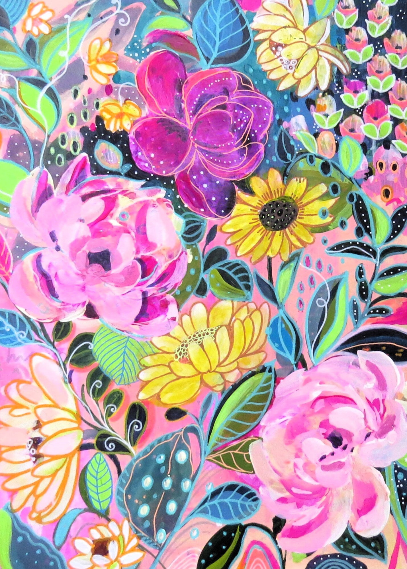 Original Painting, Handmade, Abstract Art as Wall Art, Gift for Her - Etsy