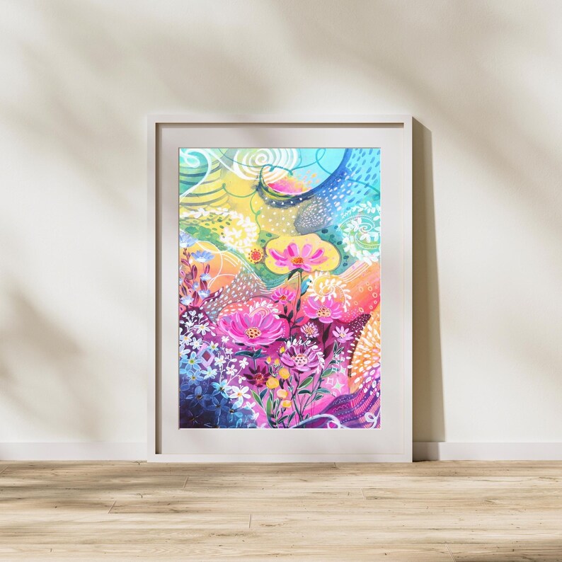 Original Painting, Handmade, Abstract Art as Wall Art, Gift for Her ...