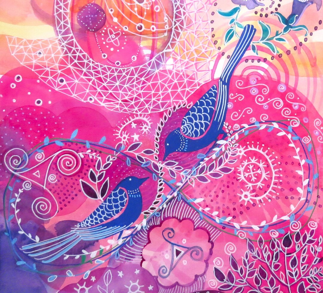 Original Hand Painting, Colorful Art, Home Decor, Wall Art, Gift for ...