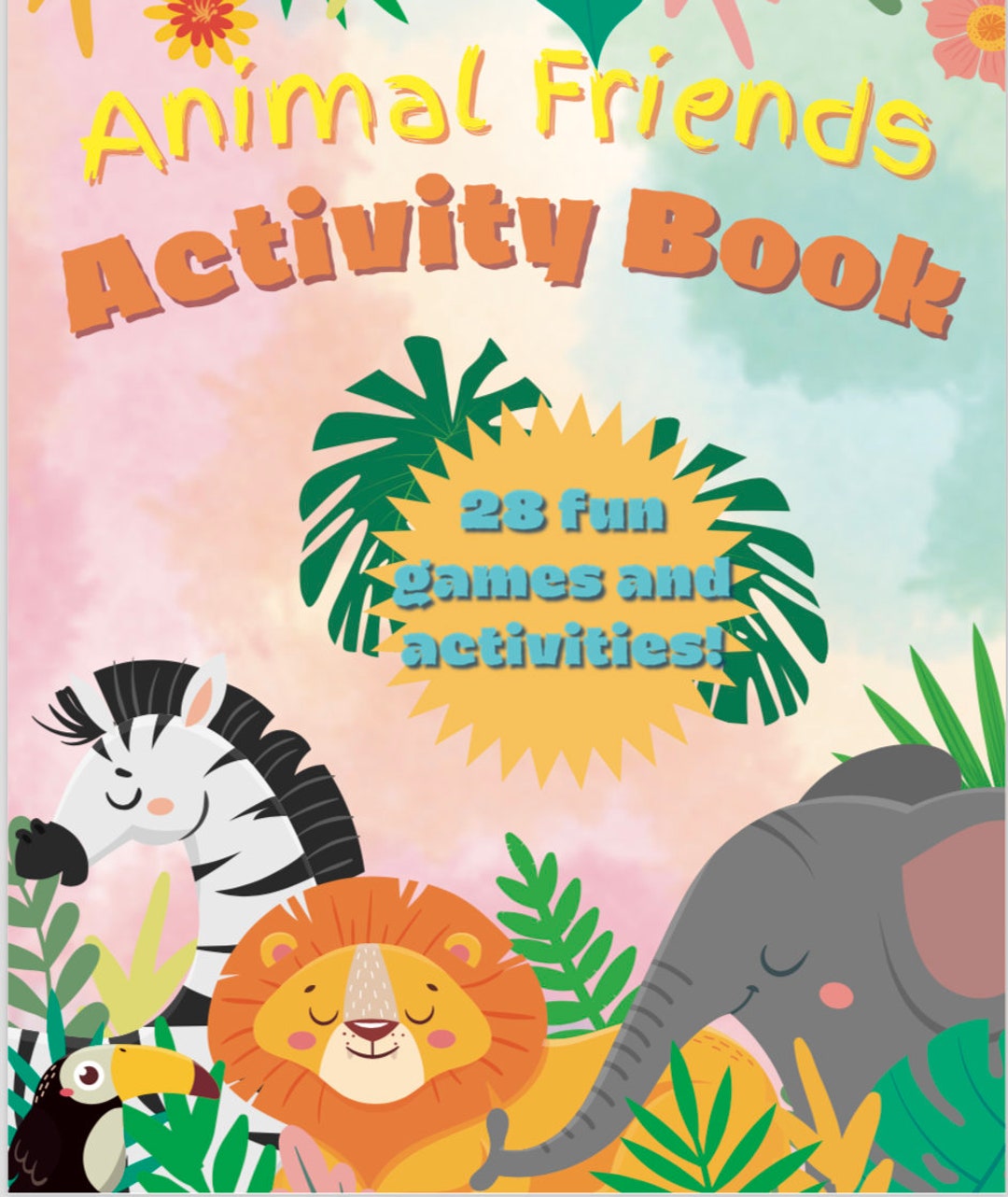 28 Kids Activities and Puzzles, Coloring Pages, Word Search, Word ...