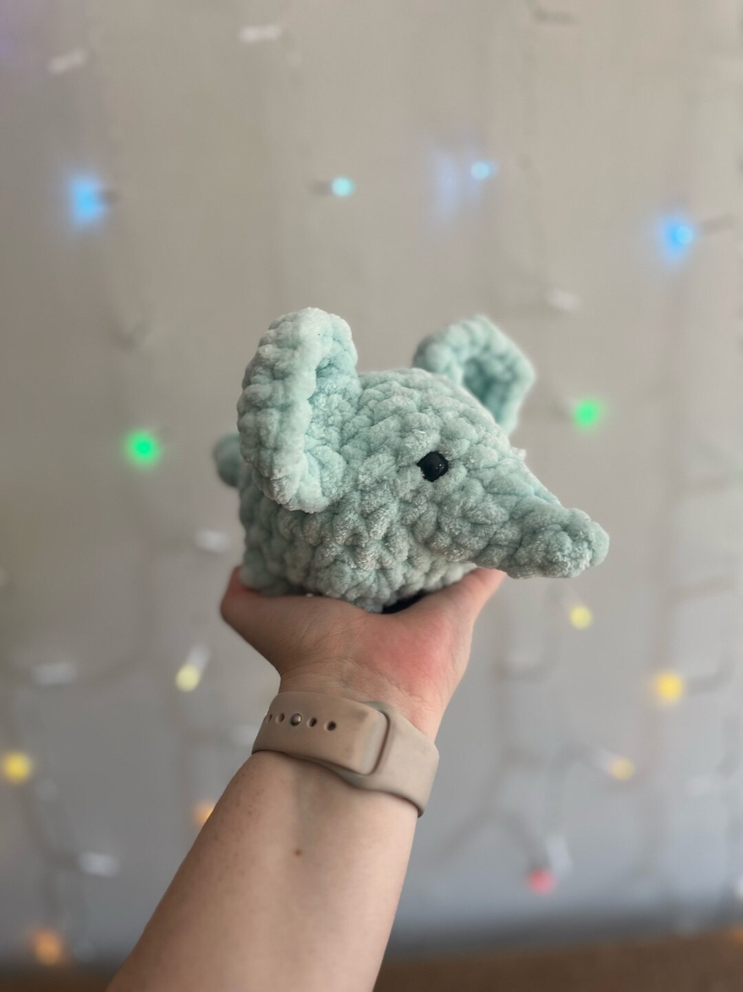 Baby Elephant | Crochet Elephant Stuffed Animal | Elephant Plushie ...